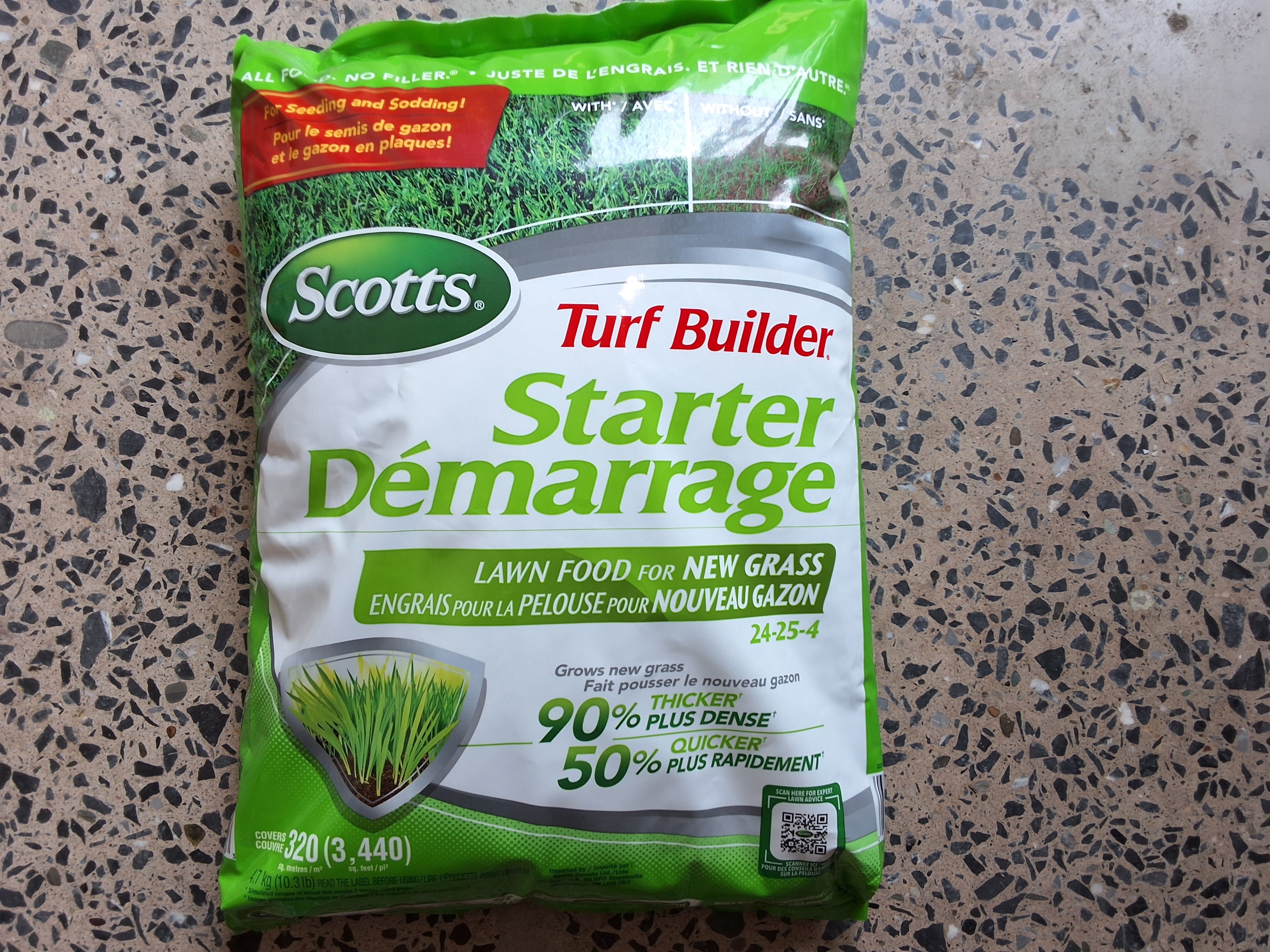 Scott's Turf Builder démarrage 4.7 kg – Vrac116