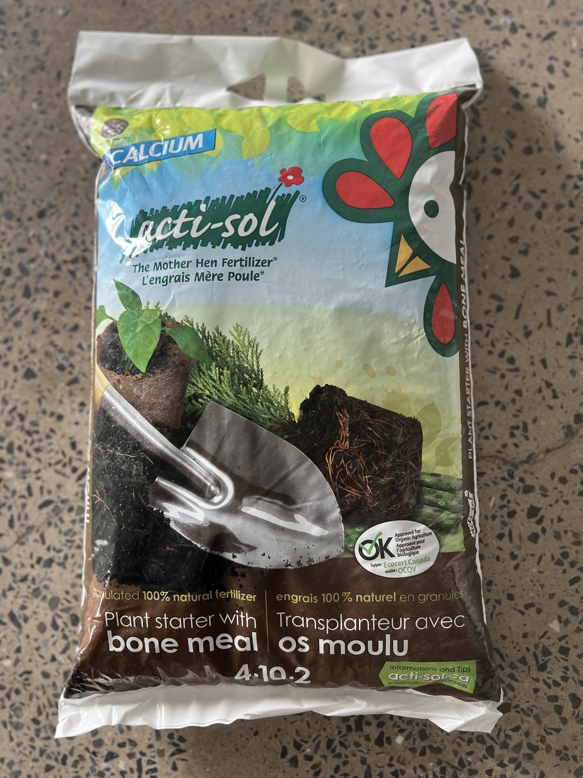 Transplanteur avec os moulu Acti-Sol 4-10-2 8kg – Vrac116
